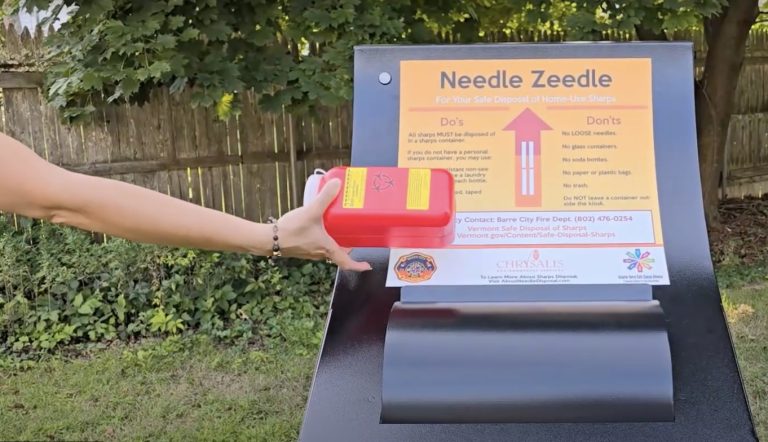New kiosk provides a safe way to dispose of needles and medical waste ...